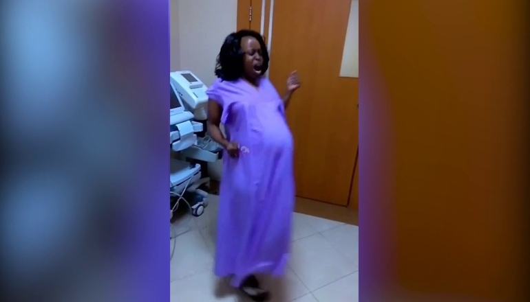 Faith Muturi Dances To Ease Labour Pain Before Giving Birth | Pregnant Life